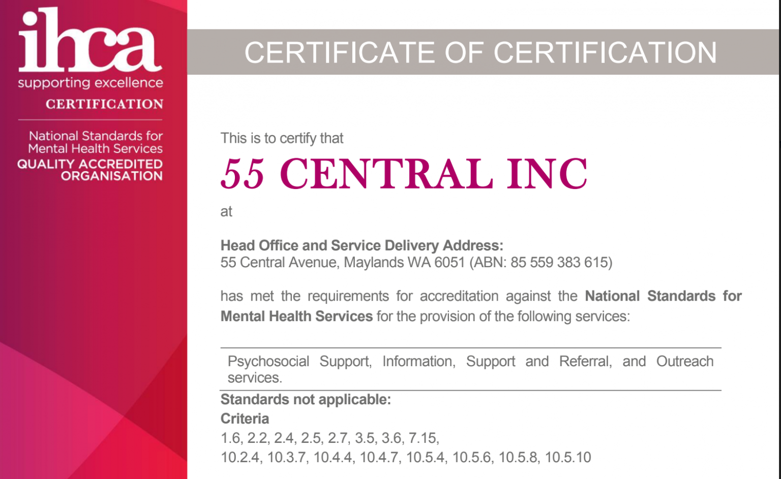 How We Work – 55 Central